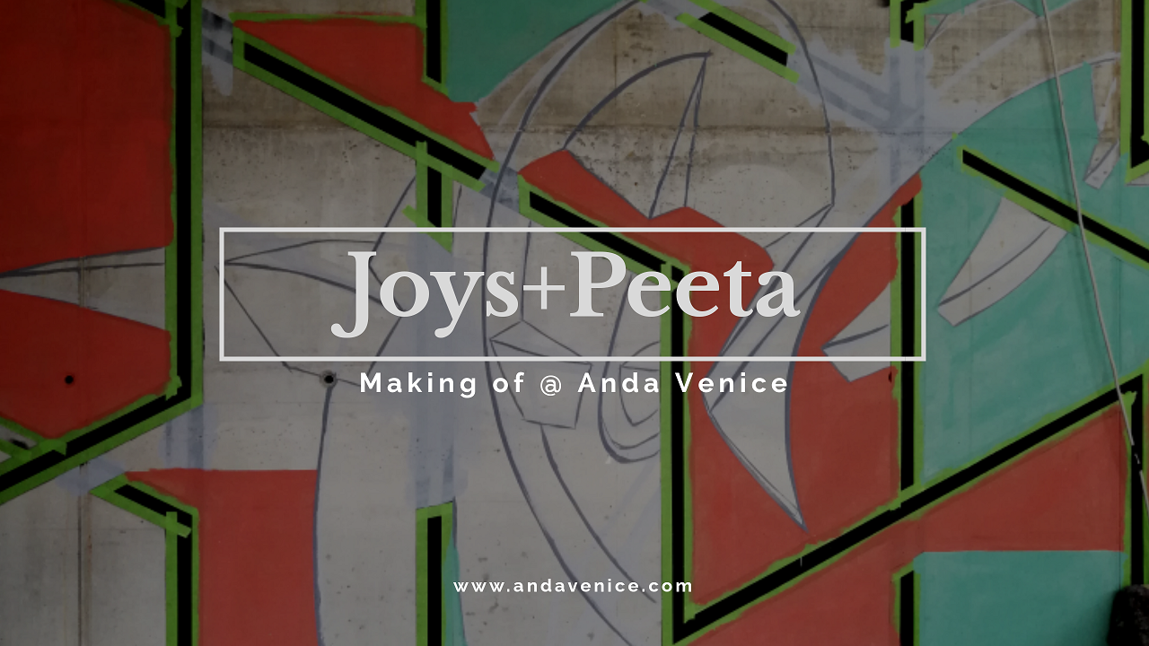 Joys and Peeta Graffiti, what a creative combo - Anda Venice Hostel